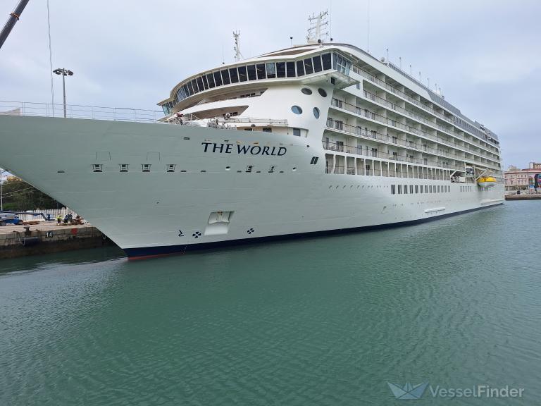 THE WORLD, Passenger (Cruise) Ship - Details and current position - IMO ...