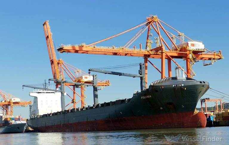 POLONIA, Container Ship - Details and current position - IMO 9219379 ...