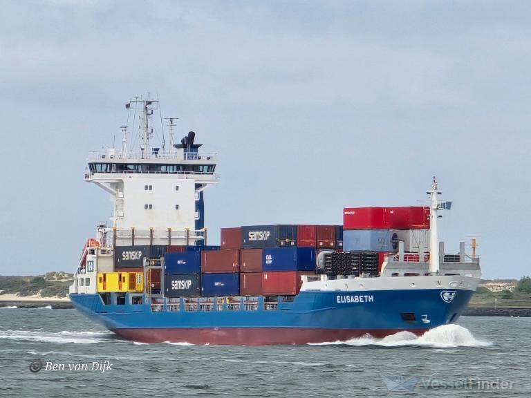 ELISABETH, Container Ship - Details and current position - IMO 9219862 ...