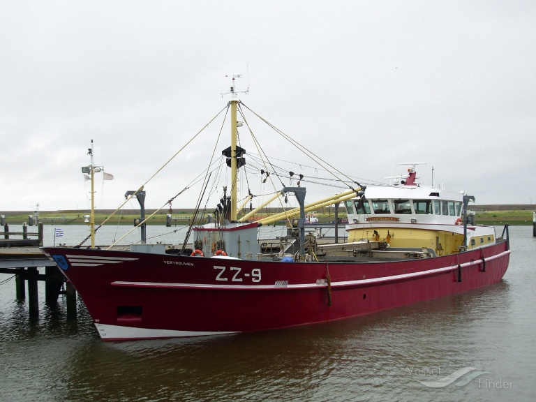 ZZ-9 VERTROUWEN, Fishing Vessel - Details and current position - IMO 9222053 - VesselFinder