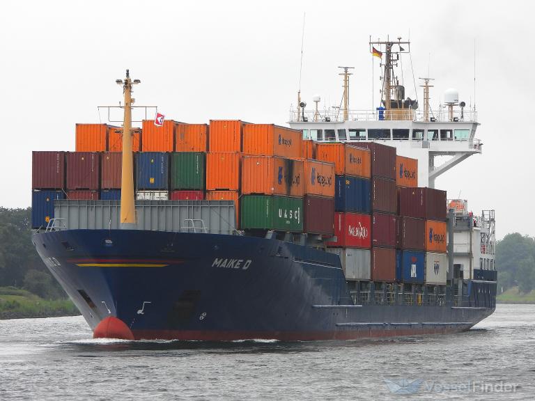 MAIKE D, Container Ship - Details and current position - IMO 9226372 ...