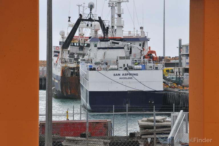SAN ASPIRING, Fishing Vessel - Details and current position - IMO ...