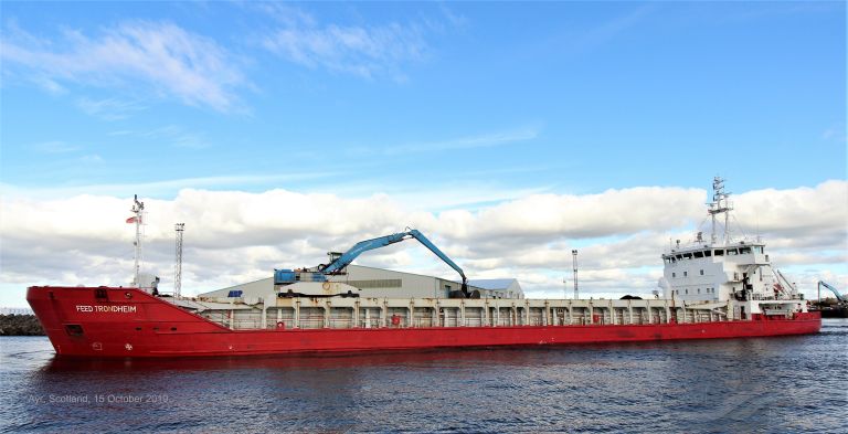 FEED TRONDHEIM, General Cargo Ship - Details and current position - IMO ...