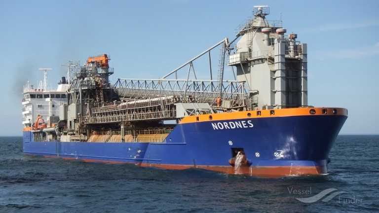 NORDNES, Pipe Burying Vessel - Dane statku i aktualna pozycja - IMO ...