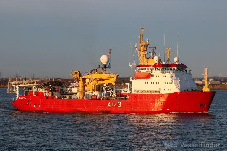 HMS PROTECTOR, Research Vessel - Details and current position - IMO ...