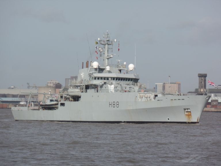 HMS ENTERPRISE, Research Vessel - Details and current position - IMO ...