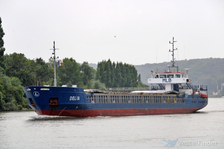 DELIA, General Cargo Ship - Details and current position - IMO 9234317 ...