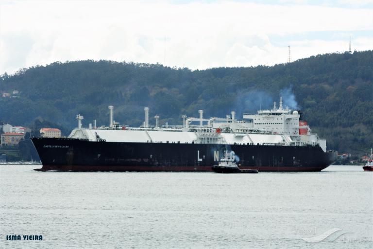 CASTILLO DE VILLALBA, LNG Tanker - Detalles del buque y posición actual ...