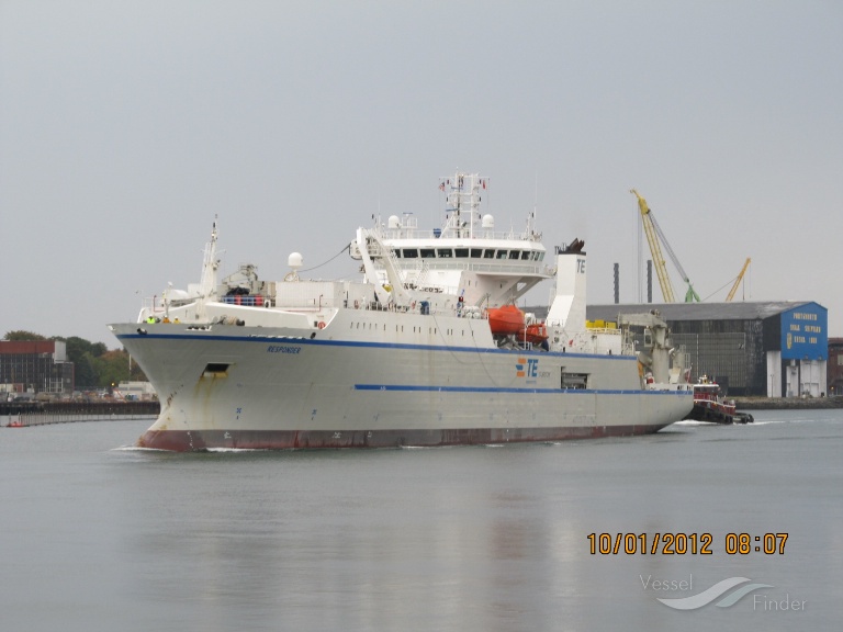 RESPONDER, Cable Layer - Skibsdetaljer og nuværende position - IMO ...