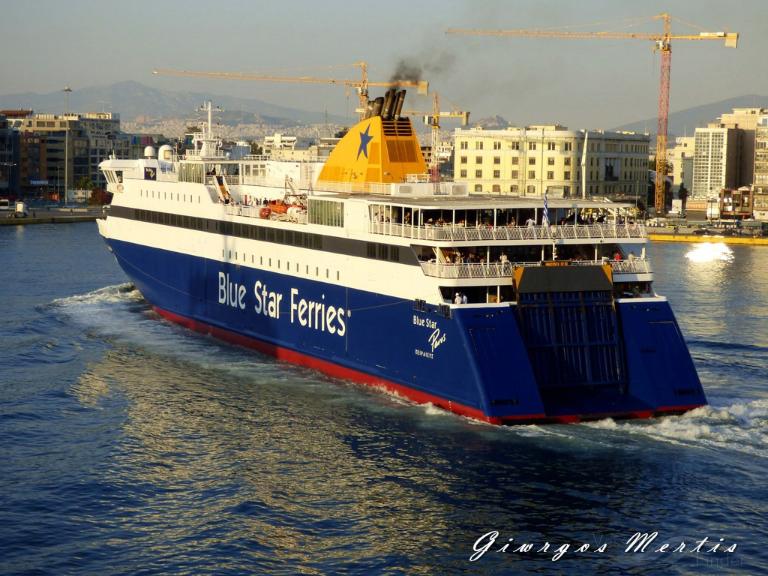 BLUE STAR PAROS, Passenger/Ro-Ro Cargo Ship - Λεπτομέρειες πλοίου και ...