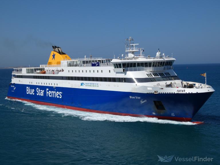 BLUE STAR NAXOS, Passenger/Ro-Ro Cargo Ship - Λεπτομέρειες πλοίου και ...
