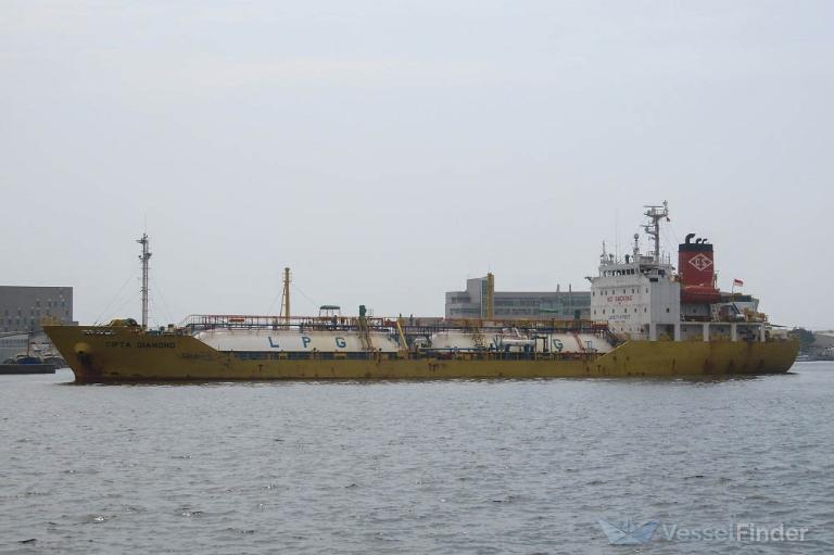 LPGC CIPTA DIAMOND, LPG Tanker - Details and current position - IMO ...