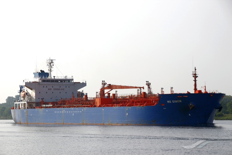 MS SIMON, Chemical/Oil Products Tanker - Skibsdetaljer og nuværende ...