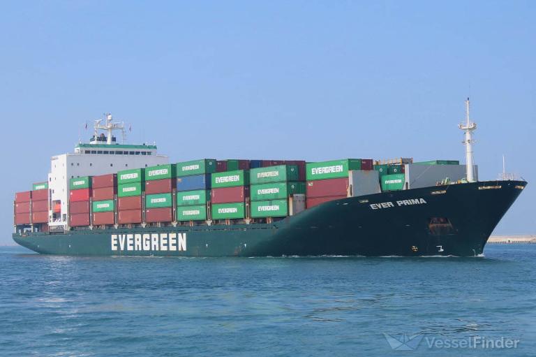 EVER PRIMA, Container Ship - Details and current position - IMO 9249245 - VesselFinder