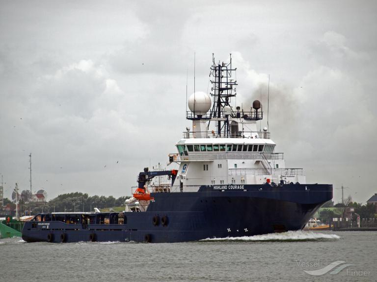 HIGHLAND COURAGE, Offshore Tug/Supply Ship - Details and current ...