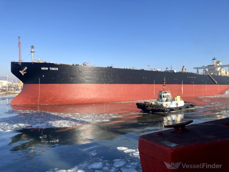 NEW TINOS, Crude Oil Tanker - Details and current position - IMO ...