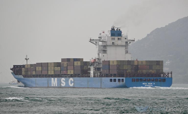 MSC REN V, Container Ship - Details and current position - IMO 9252230 ...