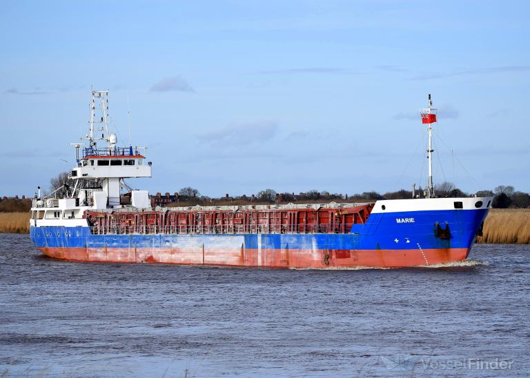 MARIE, General Cargo Ship - Details and current position - IMO 9252929 ...