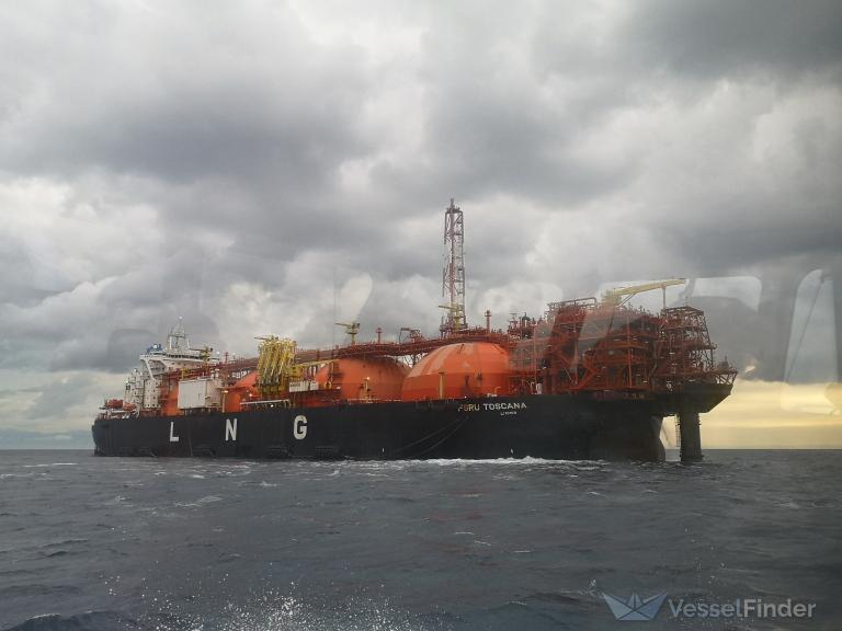 FSRU TOSCANA, Offshore Support Vessel - Details and current position ...