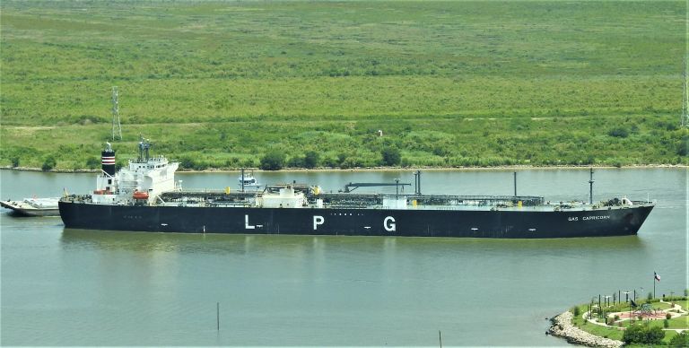 GAS CAPRICORN, LPG Tanker - Detalles del buque y posición actual - IMO ...