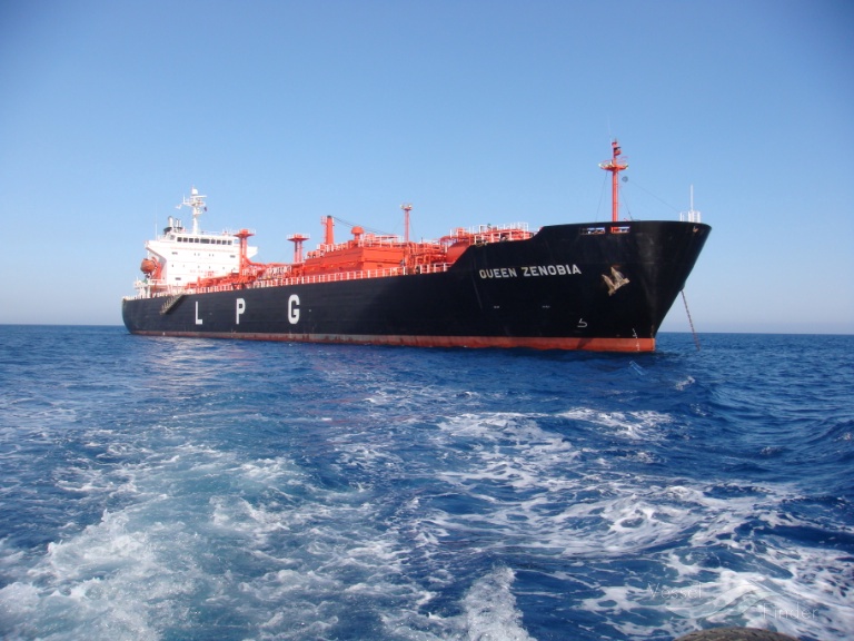 QUEEN ZENOBIA, LPG Tanker - Details and current position - IMO 9256535 ...