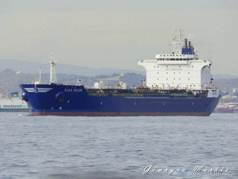ELKA DELOS, Chemical/Oil Products Tanker - Details and current position ...