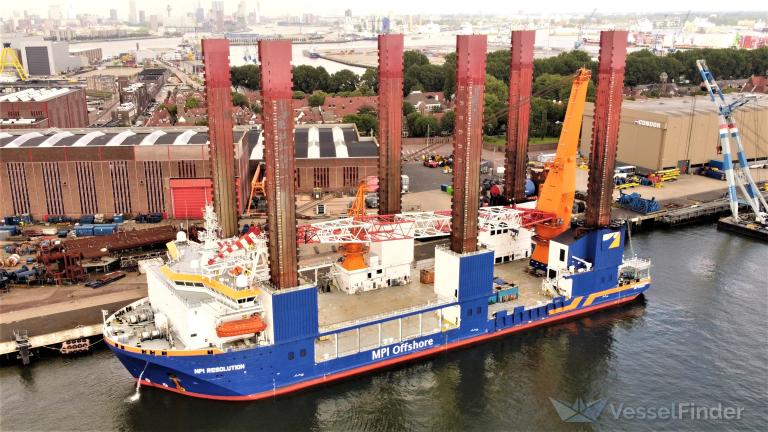 MPI RESOLUTION, Offshore Support Vessel - Details and current position ...