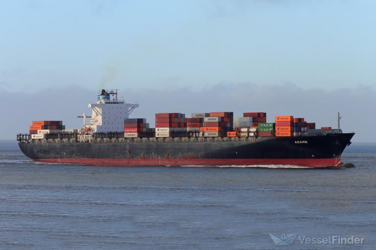 ADAMS, Container Ship - Details and current position - IMO 9260914 ...