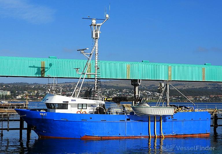 VIOLET, Fishing Vessel - Details and current position - IMO 9263629 ...