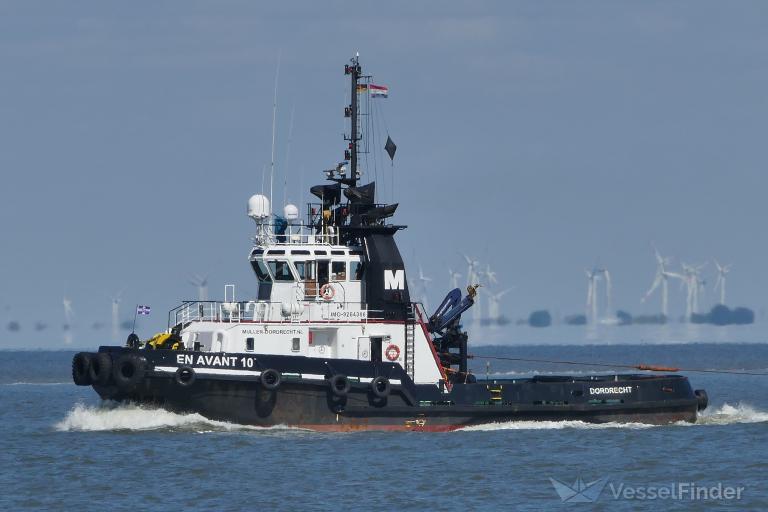 EN AVANT 10, Tug - Schiffsdaten und aktuelle Position - IMO 9264386 ...