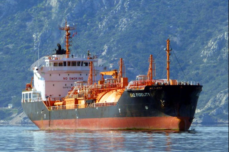 GAZ FIDELITY, LPG Tanker - Details and current position - IMO 9267974 ...
