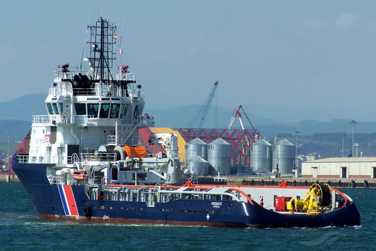 ARGONAUTE, Offshore Tug/Supply Ship - Details and current position ...