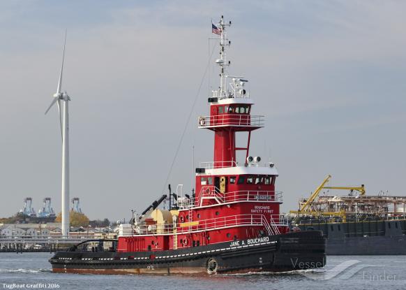 JANE A.BOUCHARD, Pusher Tug - Details and current position - IMO ...