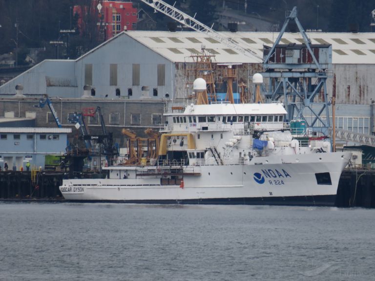 OSCAR DYSON NOAA, Fishing Support Vessel - Details and current position ...