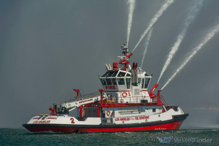 LA FIREBOAT 2, Fire Fighting Vessel - Details and current position ...