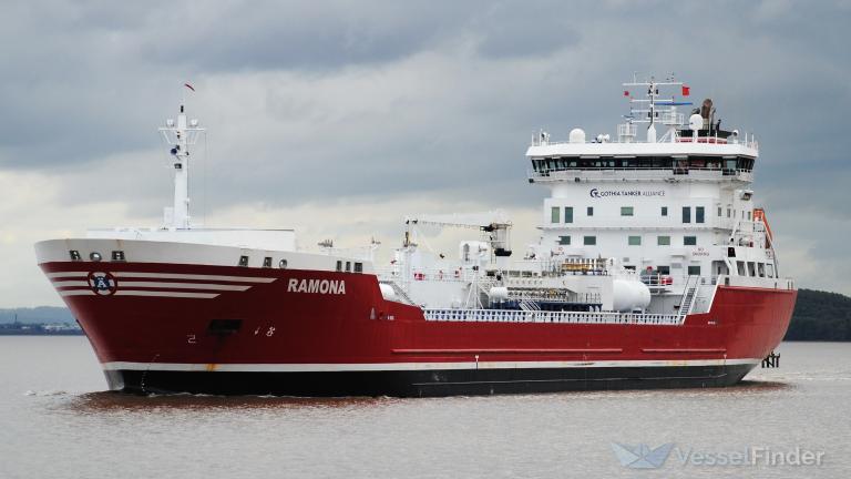 RAMONA, Chemical/Oil Products Tanker - Details and current position ...