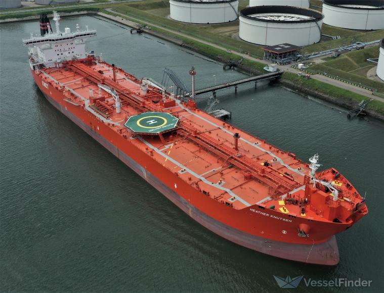 HEATHER KNUTSEN, Crude Oil Tanker - Details and current position - IMO ...
