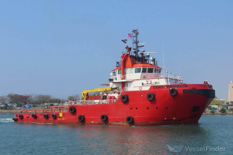 EEMS WRANGLER, Offshore Tug/Supply Ship - Details and current position - IMO 9274783 - VesselFinder