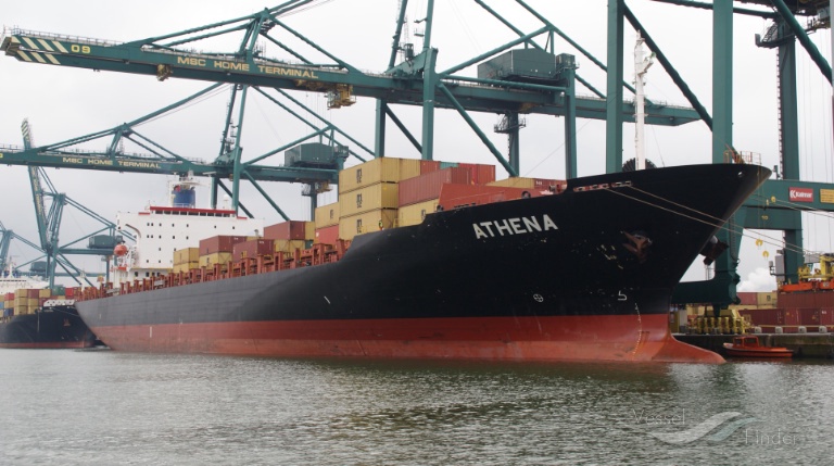 ATHENA, Container Ship - Details and current position - IMO 9275361 ...