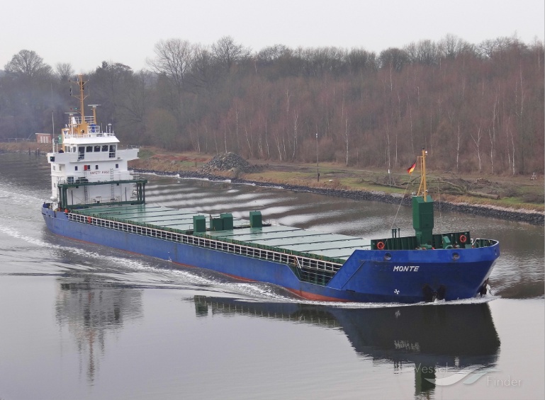 NINA, General Cargo Ship - Dane statku i aktualna pozycja - IMO 9277278 ...