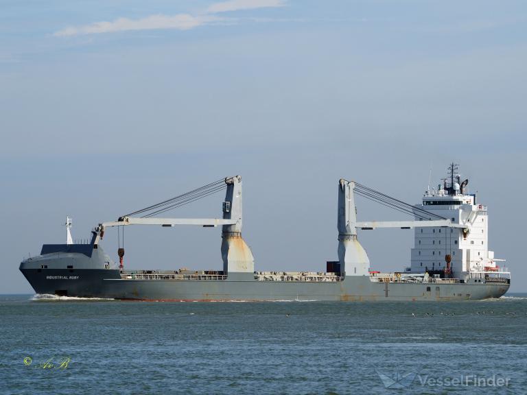 INDUSTRIAL RUBY, General Cargo Ship - Details and current position ...