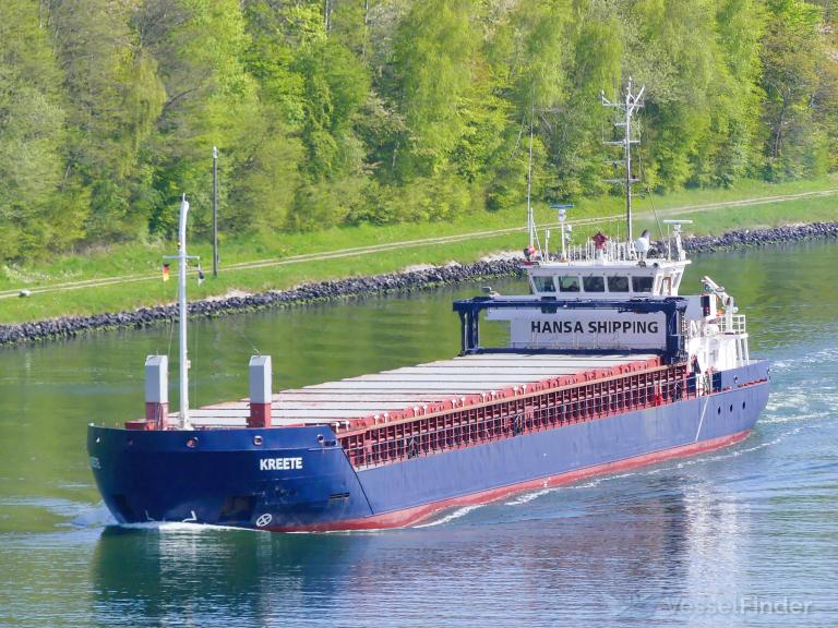 KREETE, General Cargo Ship - Details and current position - IMO 9279408 ...