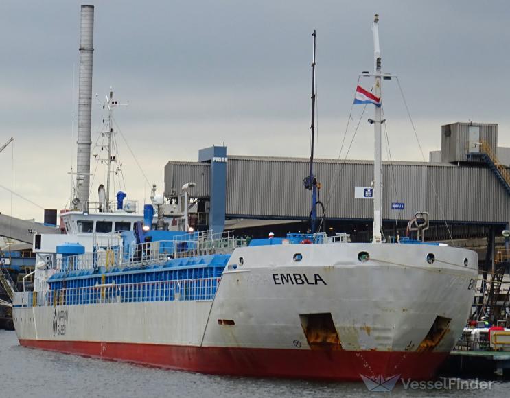 EMBLA, CO2 Tanker - Details and current position - IMO 9279446 ...