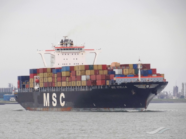 MSC STELLA, Container Ship - Details and current position - IMO 9279989 ...