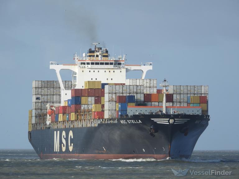 MSC STELLA, Container Ship - Details and current position - IMO 9279989 ...