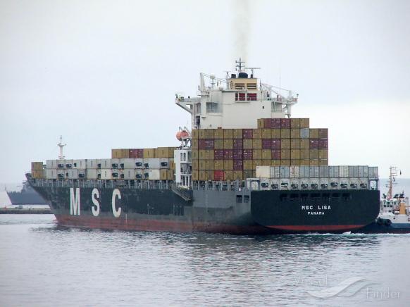 MSC LISA, Container Ship - Détails du bateau et situation actuelle ...