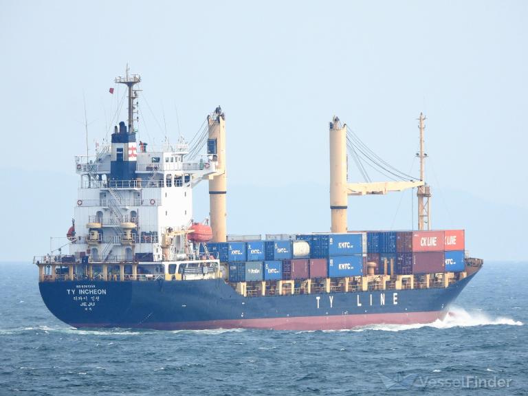 TY INCHEON, Container Ship - Details and current position - IMO 9281358 ...