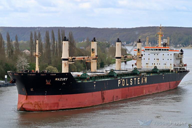 MAZURY, Bulk Carrier - Details and current position - IMO 9285122 ...