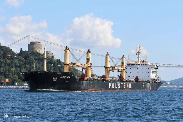 MAZURY, Bulk Carrier - Schiffsdaten und aktuelle Position - IMO 9285122 ...