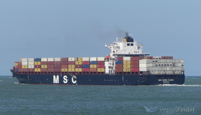 MSC MARIA CLARA, Container Ship - Details and current position - IMO ...